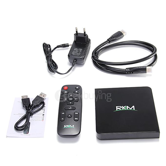 RKM MK68 Android 5.1 4K RK3368 Octa Core 2G/16G TV Box