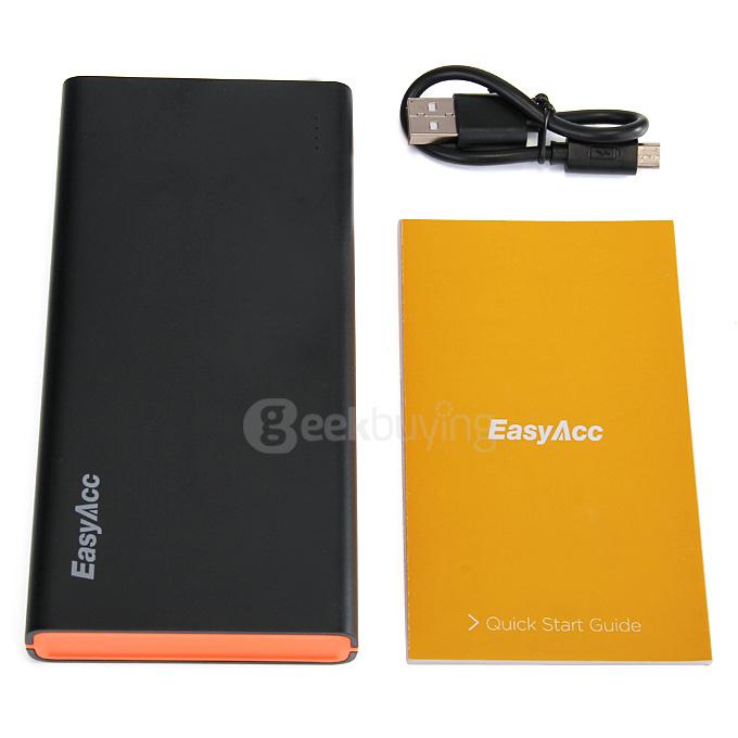 EasyAcc Classic 15000mAh Smart Power Bank External Battery