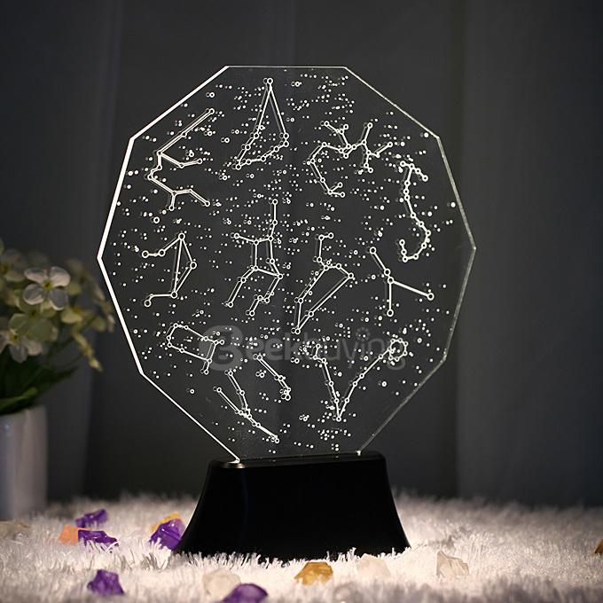 Starry Sky Shape Creative Vision Stereoscopic 3D Fantasy LED Light