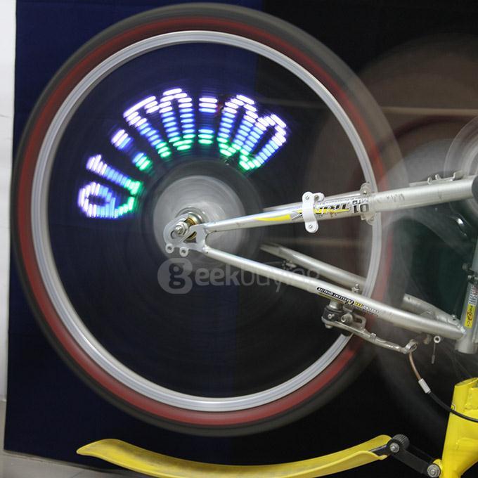 Cycling Bike Bicycle Tire Wheel Valve 14 Led Flash Light