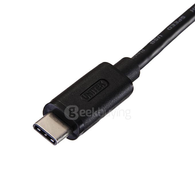 UNITEK Y-C477BK USB 3.0 Type-C Male to USB-C Male Adapter Converter ...