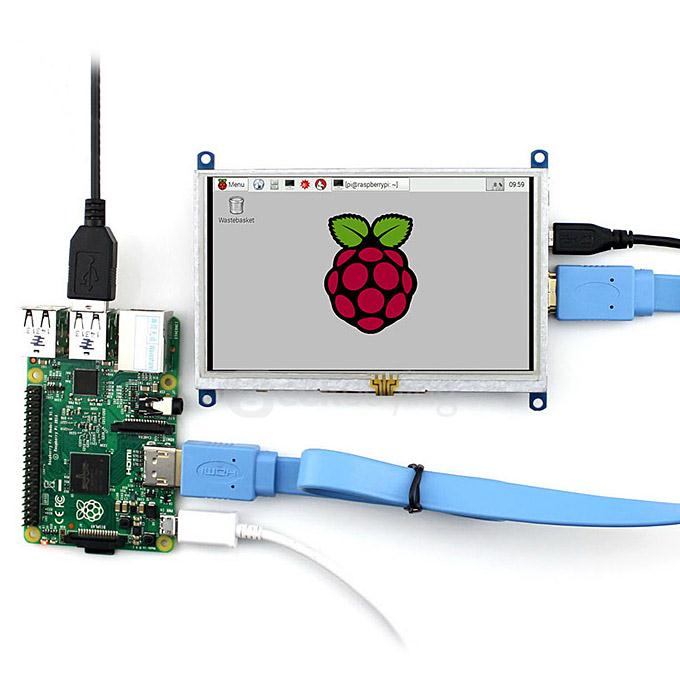 5inch HDMI LCD (B) 800x480 High Resolution with Bicolor Case