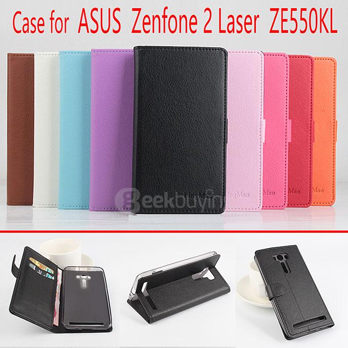 LingMao Protective Cover Flip Case for ASUS Zenfone 2 Laser ZE550KL