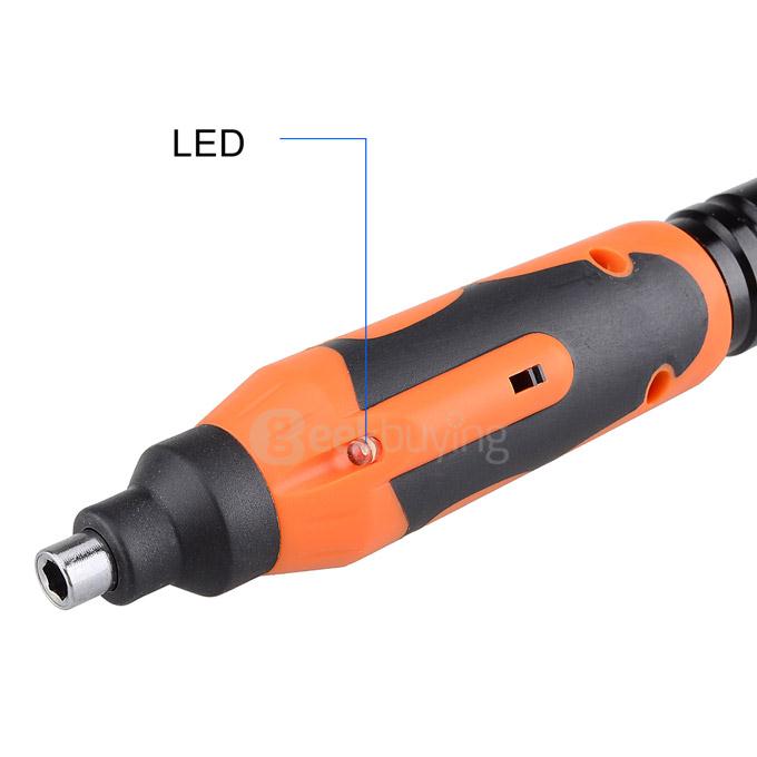SUNSHINE SD-15E Automatic Electric Screwdriver w/ LED + 12-Tip Set
