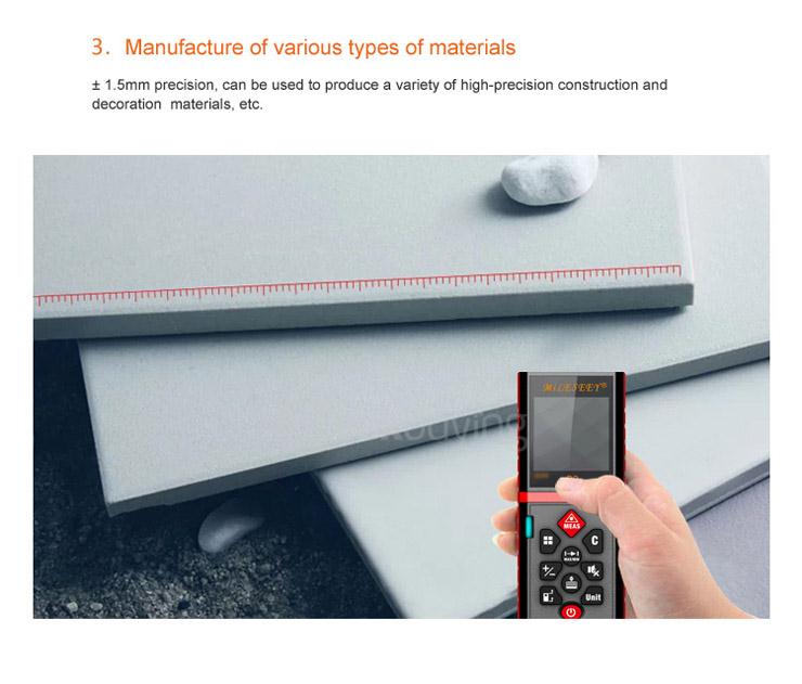 Mileseey S2 60m Handheld Rangefinder Laser Distance Meter