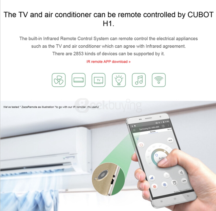 CUBOT H1 5.5inch IPS HD 4G FDD-LTE Android 5.1 2GB 16GB Smartphone