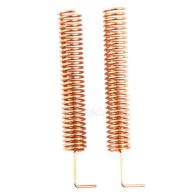 315MHz Spring Antenna 2dBi 2pcs for 315MHz RF Modules