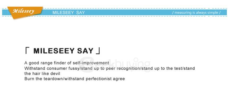 Mileseey S2 40m Handheld Rangefinder Laser Distance Meter