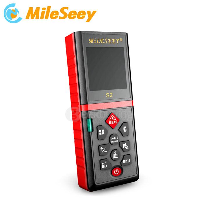 Mileseey S2 100m Handheld Rangefinder Laser Distance Meter