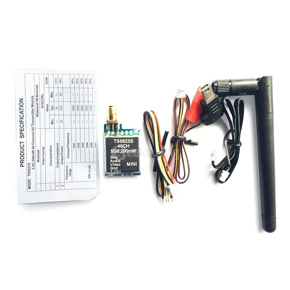 Skyzone Upgrade TS5823S 40CH 5.8G 200MW AV Transmitter