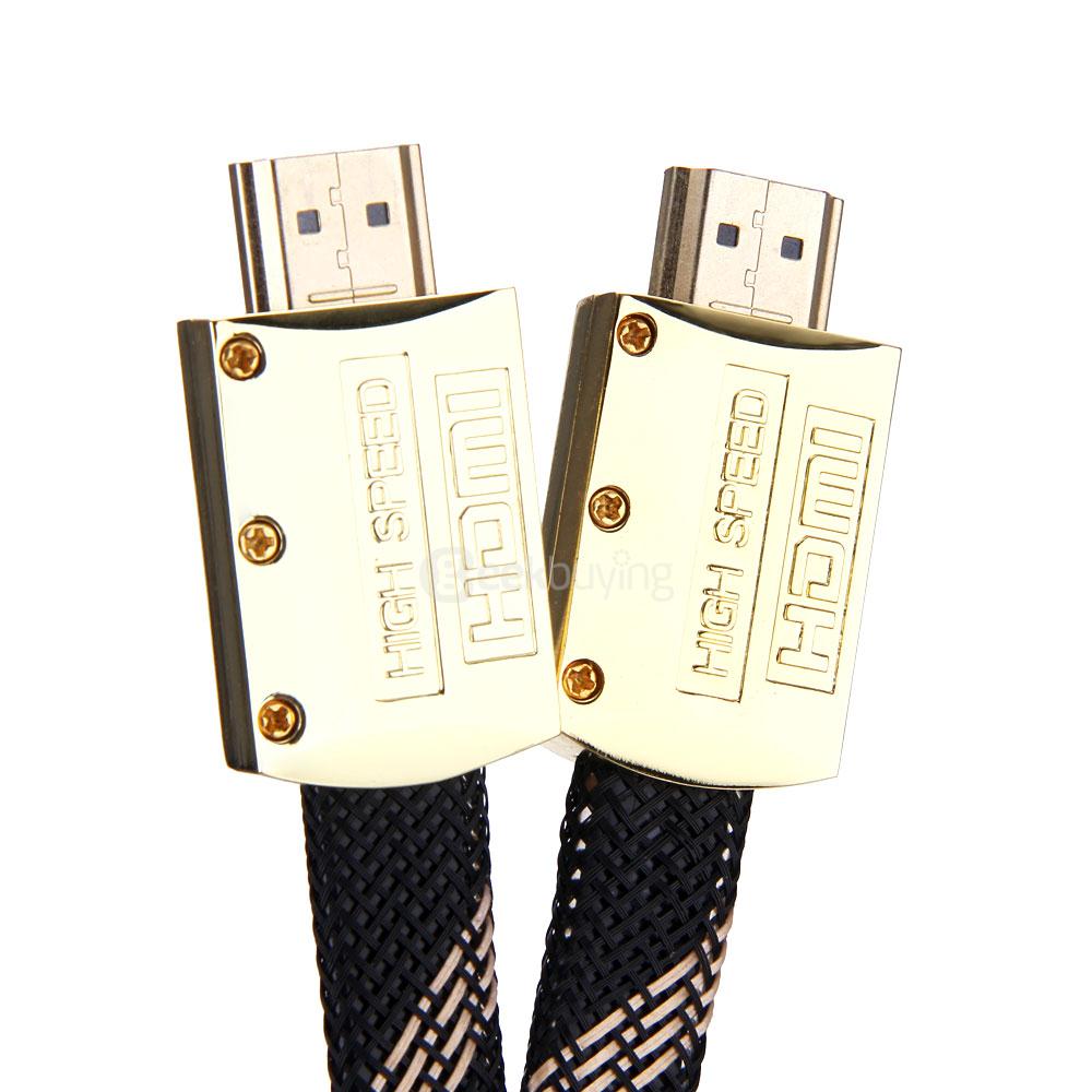 1.8M HDMI to HDMI Version 1.4 Male to Male Digital HD Cable - Black