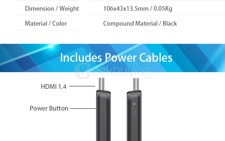 MEEGOPAD T05 Pro Windows 10 Intel Z8300 Quad Core 2G/32G MINI PC