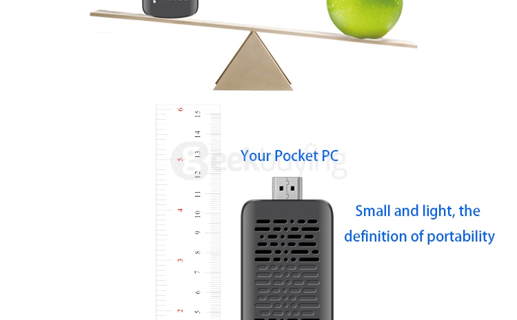 MEEGOPAD T05 Pro Windows 10 Intel Z8300 Quad Core 2G/32G MINI PC