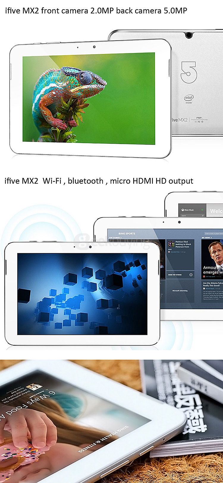 iFive MX2 8.9 Inch Windows 10 2GB/32GB Tablet PC