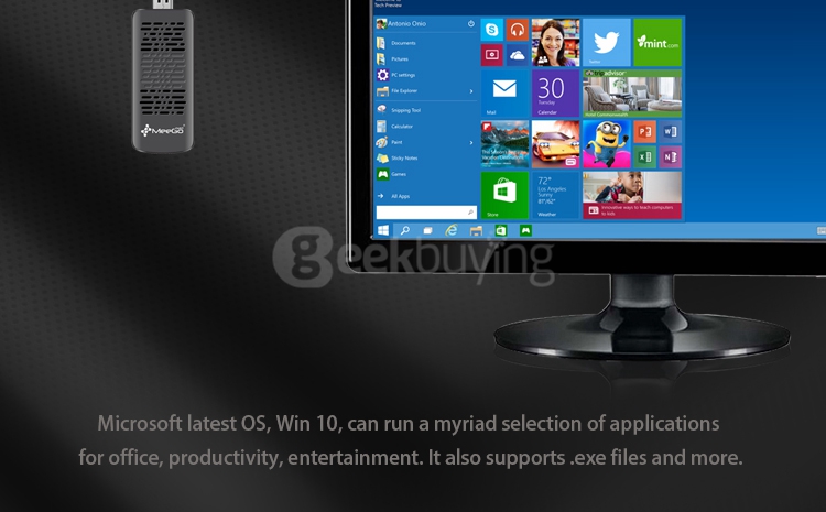 MEEGOPAD T05 Pro Windows 10 Intel Z8300 Quad Core 2G/32G MINI PC