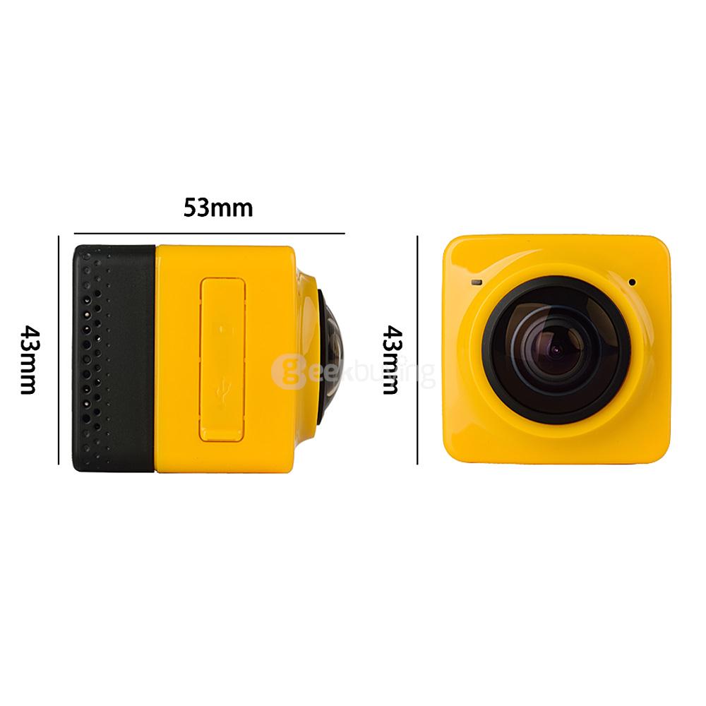 Cube 360 WiFi 360 Degree Wide Angle Action Camera