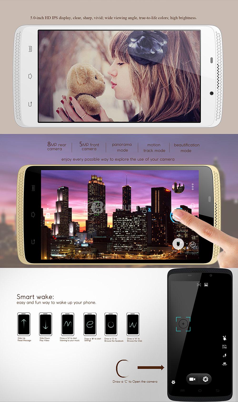 VKWORLD VK700 MAX 5.0inch IPS MTK6580A Android 5.1 3G Smartphone