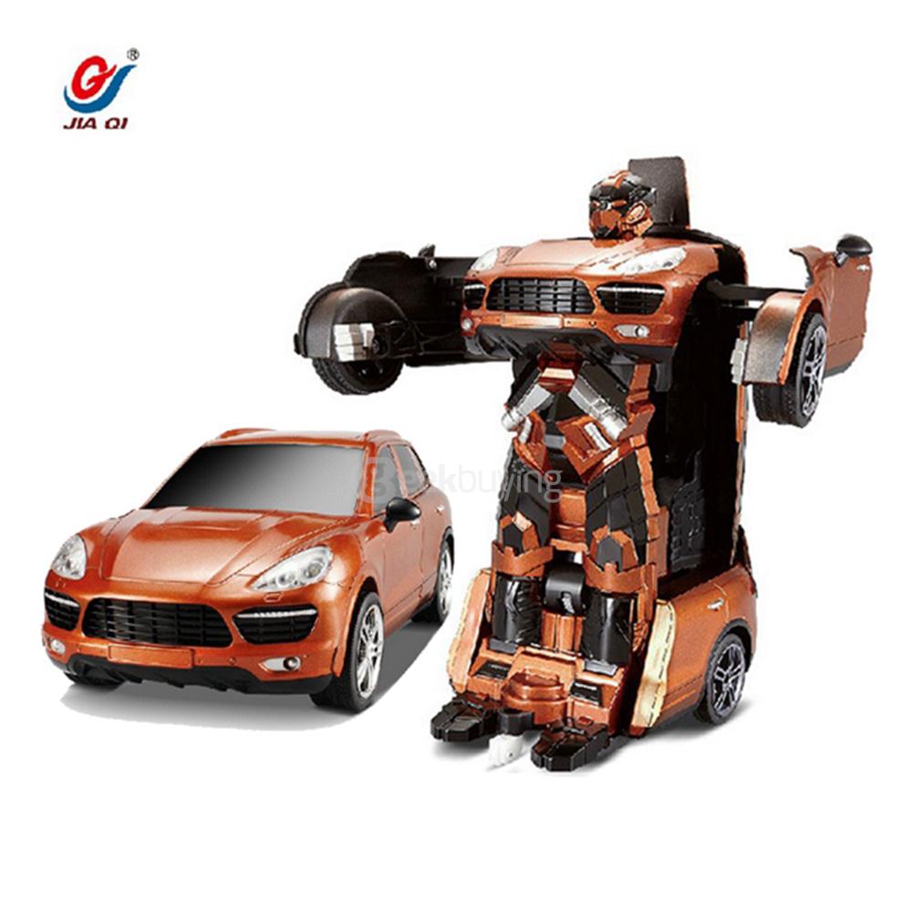 JIA QI TT664 2.4G RC Stunt Robot Remote Control Deformation Robot