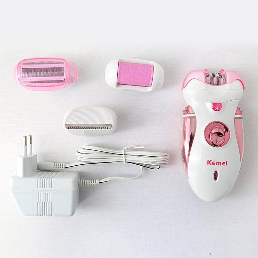 KM-2531 4 in 1 Women Shaver Electric Hair Remover Hair Epilator
