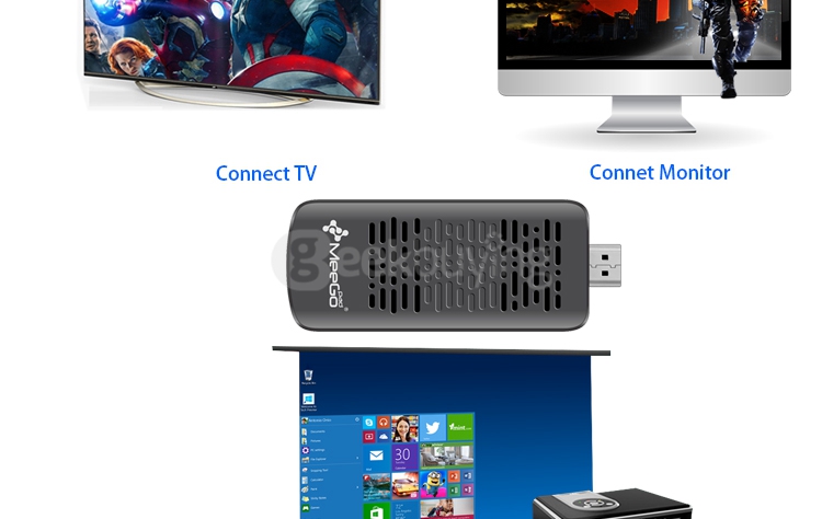 MEEGOPAD T05 Pro Windows 10 Intel Z8300 Quad Core 2G/32G MINI PC