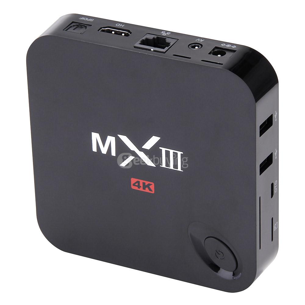 MXIII-G 4K Android 4.4 Amlogic S812 Quad Core 1G/8G 802.11b/g/n TV BOX