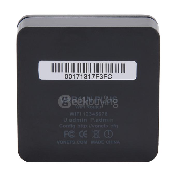 VONETS VAR11N PLUS 2.4GHz 300Mbps WiFi Router AP Server Wireless ...