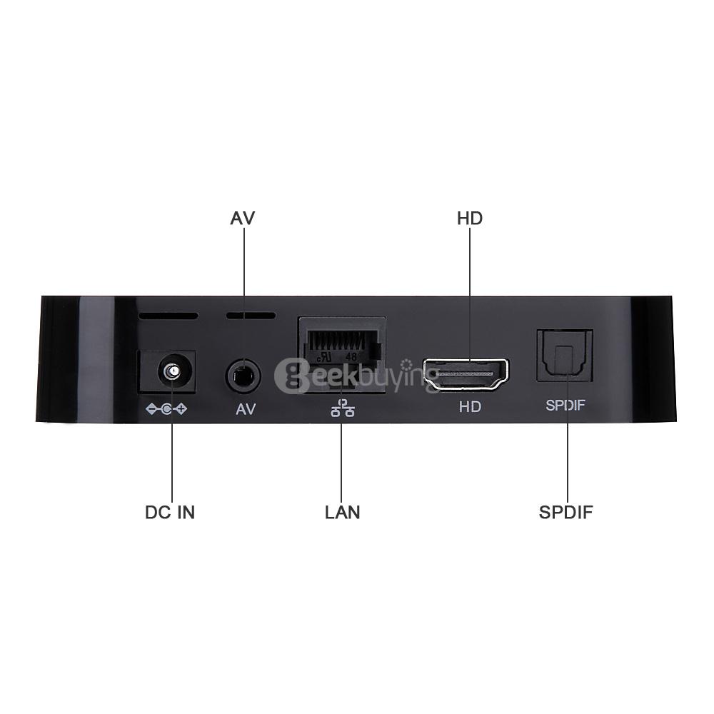 MXIII-G 4K Android 4.4 Amlogic S812 Quad Core 1G/8G 802.11b/g/n TV BOX