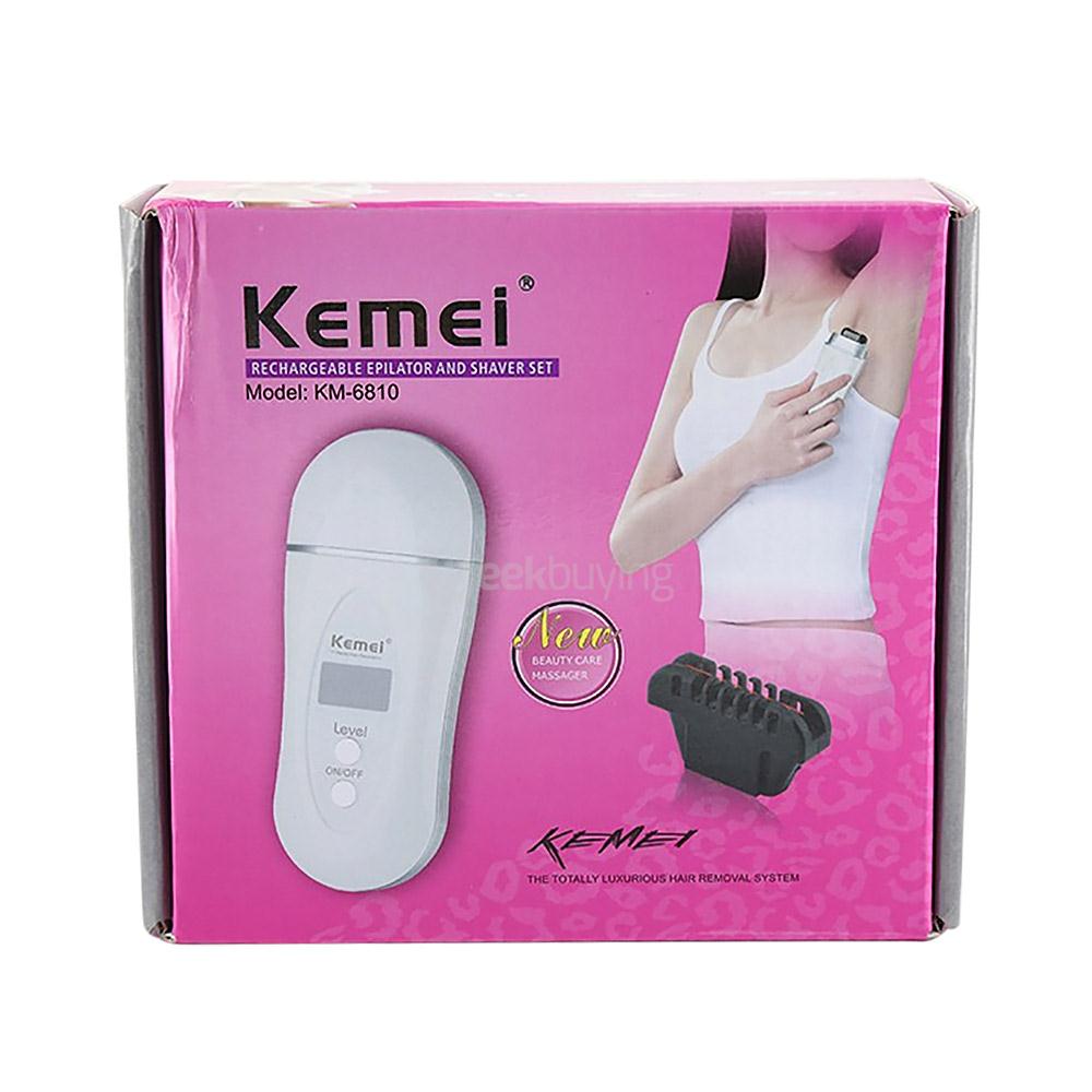 KM-6810 Infrared Hair Remover Women Electric Shaver IR Epilator