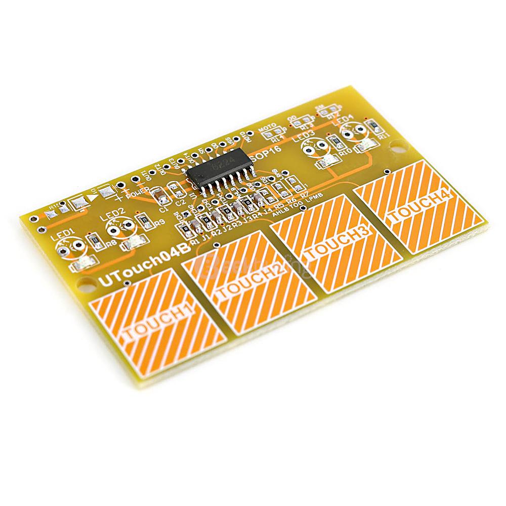 4-Channel Digital Capacitive Touch Sensor Switch Module