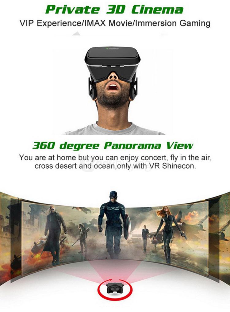 VR SHINECON 3D Virtual Reality VR Headset