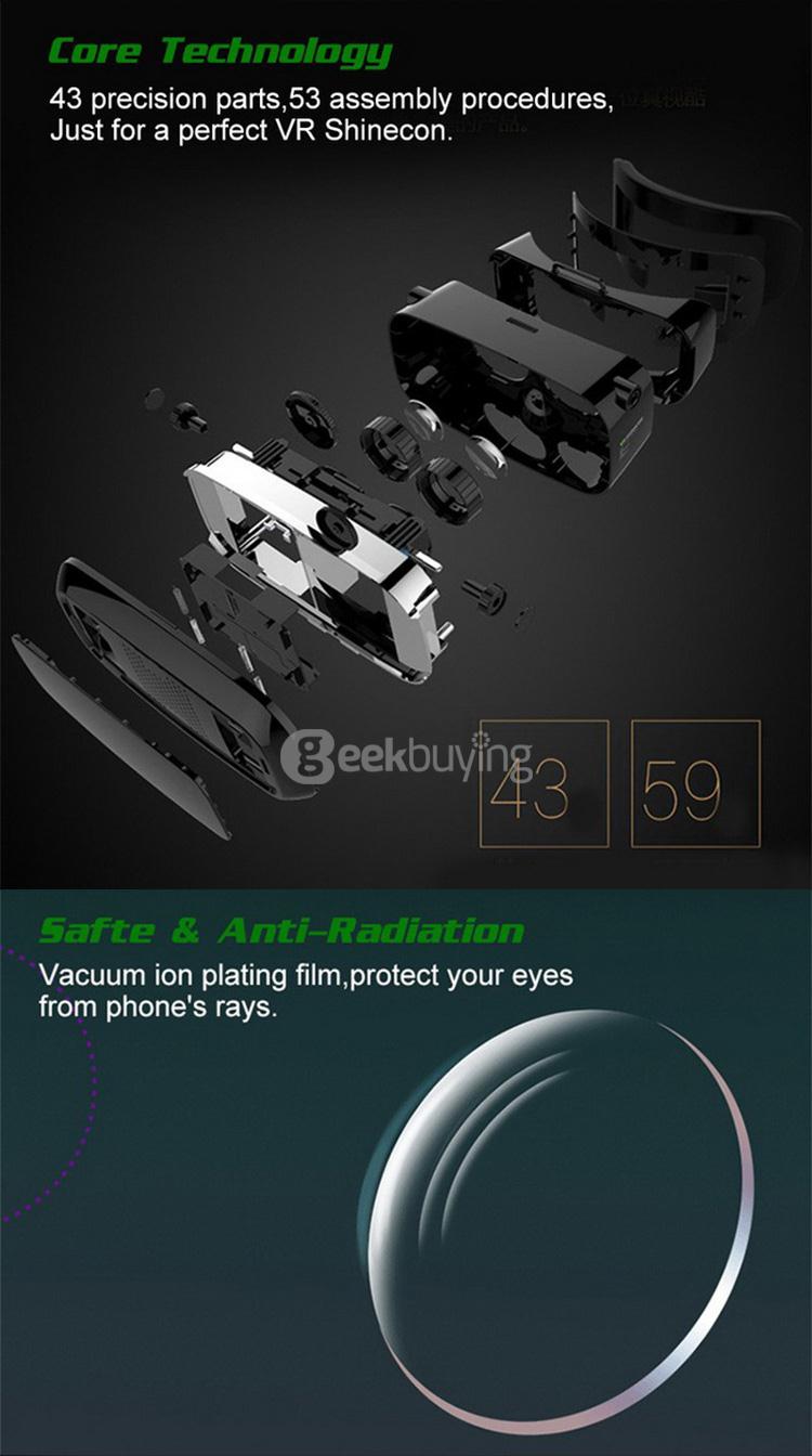 VR SHINECON 3D Virtual Reality VR Headset