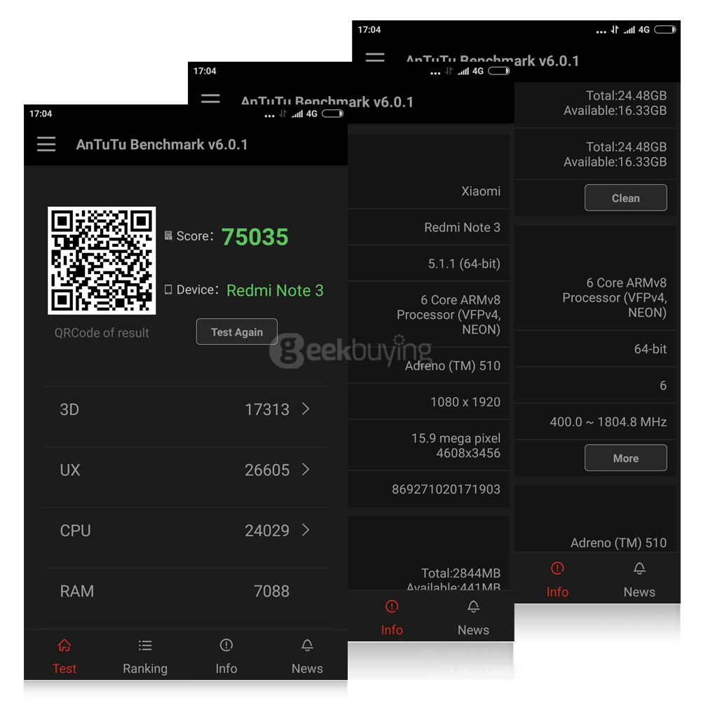 Xiaomi Redmi Note 3 Pro 5.5 Inch FHD 3GB 32GB Smartphone