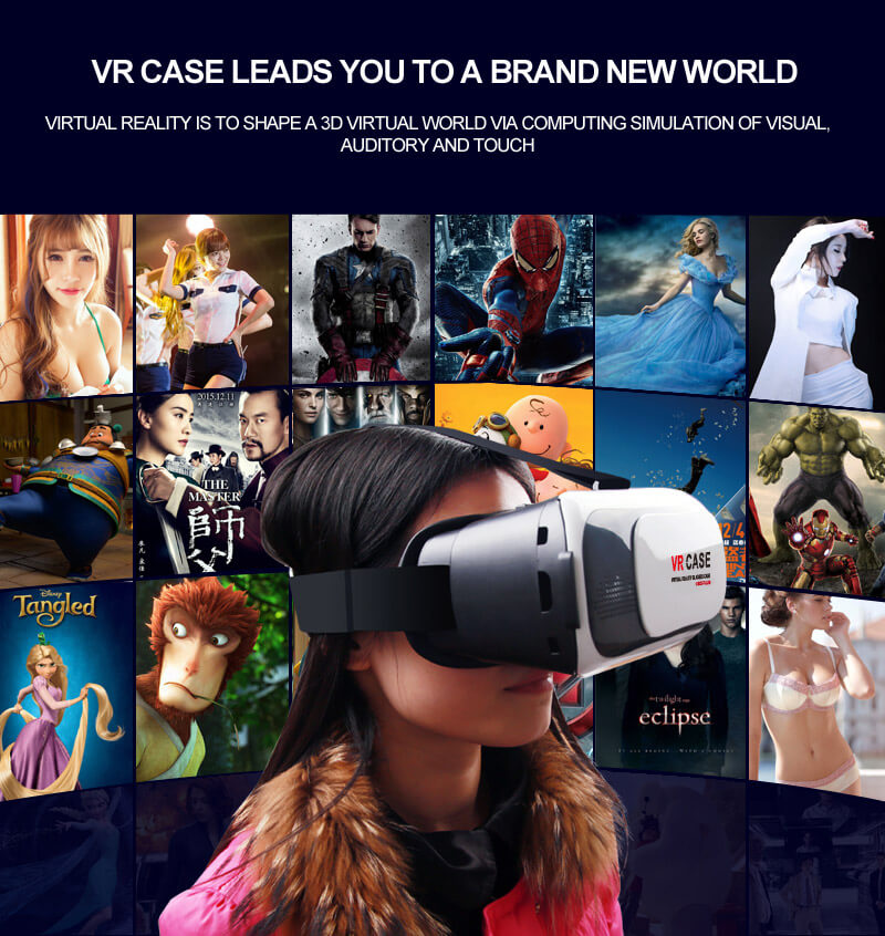 VR Case RK3Plus 3D Virtual Reality VR Headset IPD Focus Adjust