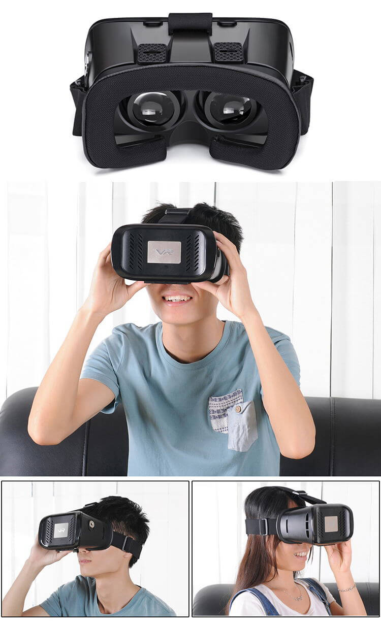 V11 3D Immersive VR Virtual Reality Headset F0V98 IPD Focus Adjustable