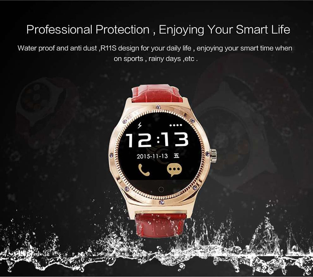 RWATCH R11S Smart BT Watch MTK2501 Heart Rate Monitor IP67