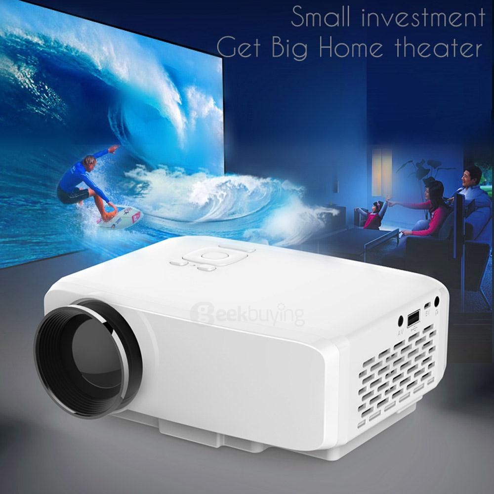 GP9S Mini LED Projector Home Theater Projector 1080P 800 Lumens