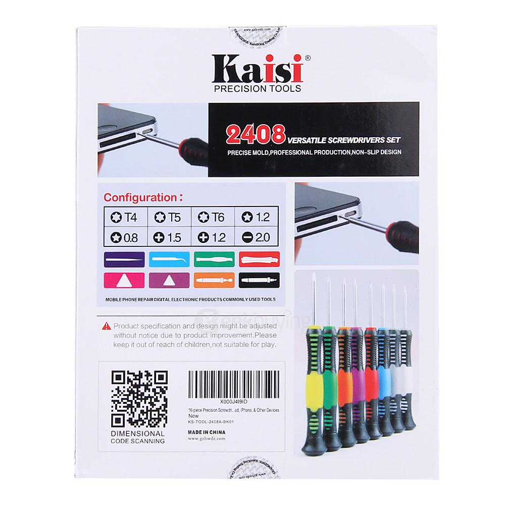 Kaisi 2408A 16 in 1 Versatile Screwdriver Set Precision Toolkit
