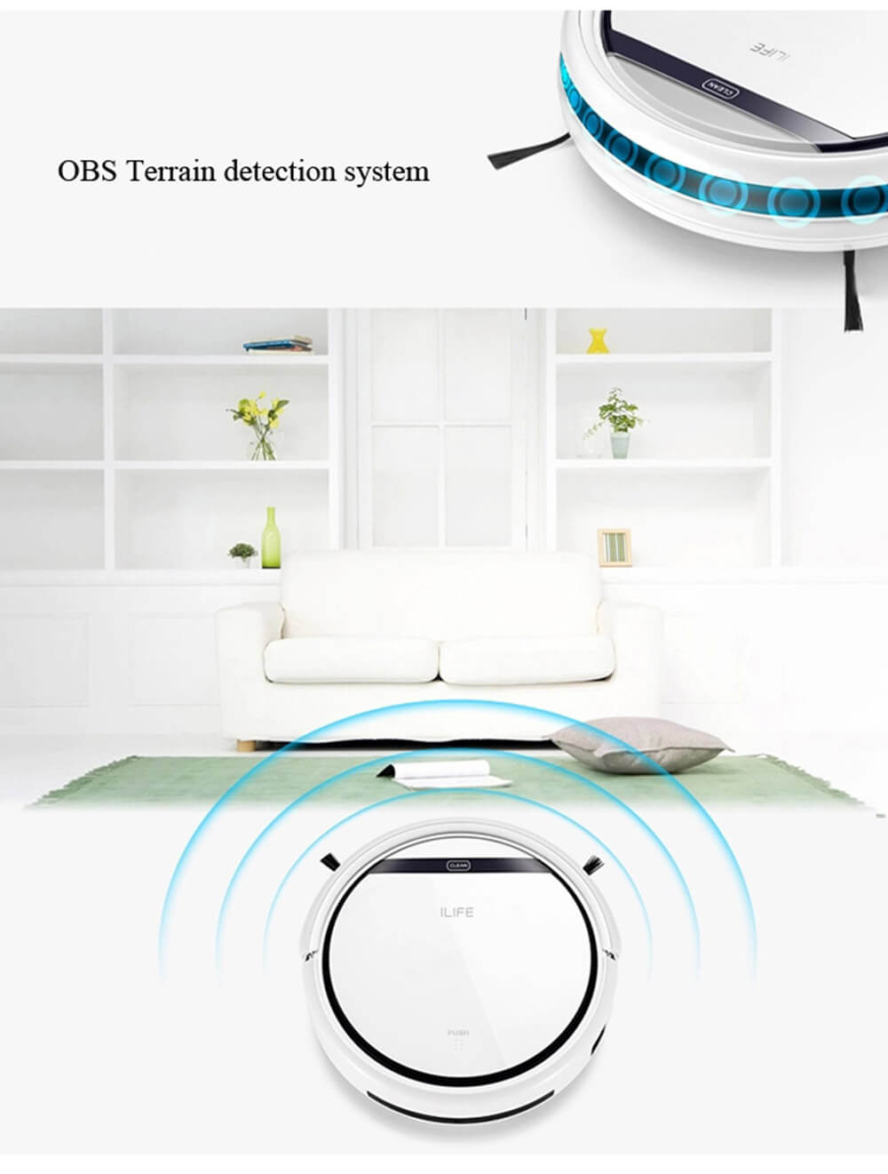 Chuwi Ilife V3 Intelligent Robotic Vacuum Cleaner