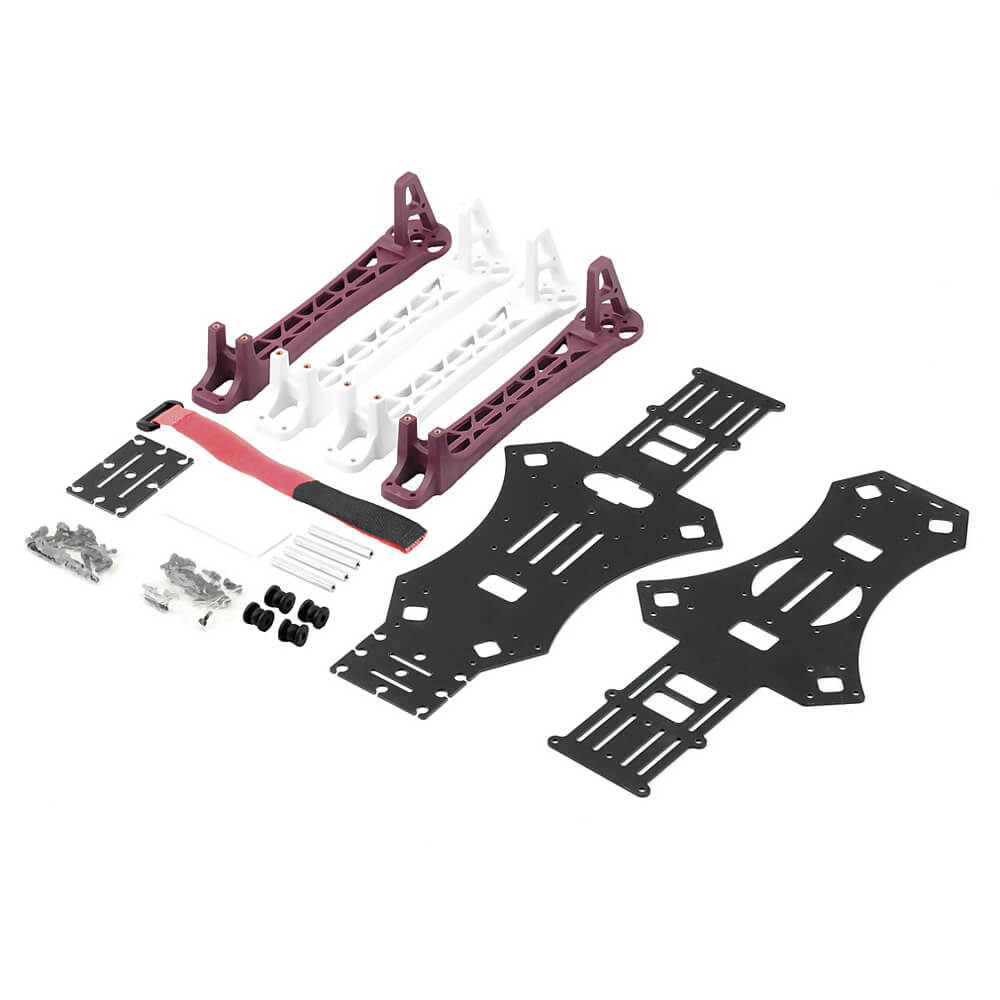 F450 Multi-Copter Quad-copter Frame Kit Upgrade Rack White & Red Arm