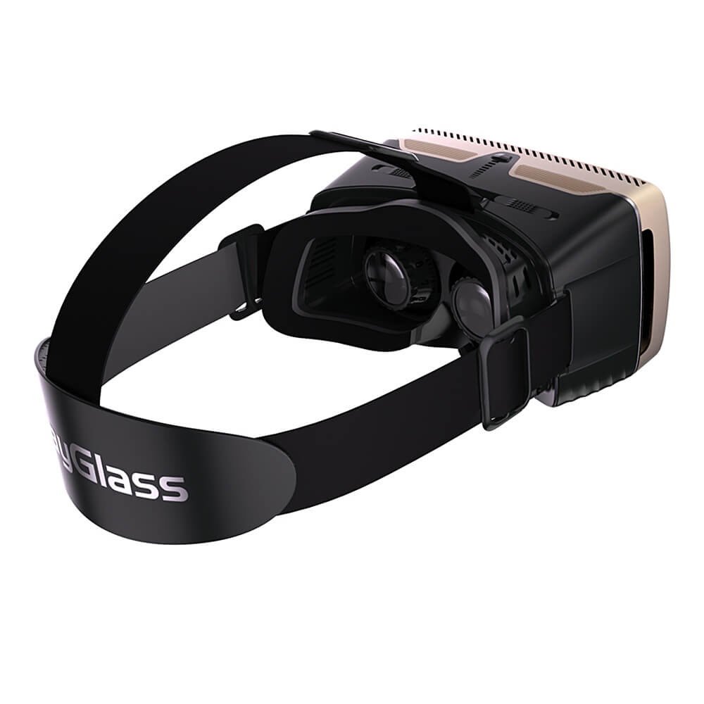 PlayGlass Immersive 3D Virtual Reality VR Headset IPD Adjustable