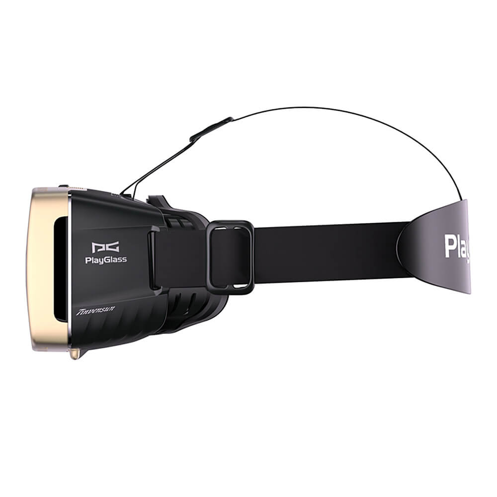 PlayGlass Immersive 3D Virtual Reality VR Headset IPD Adjustable