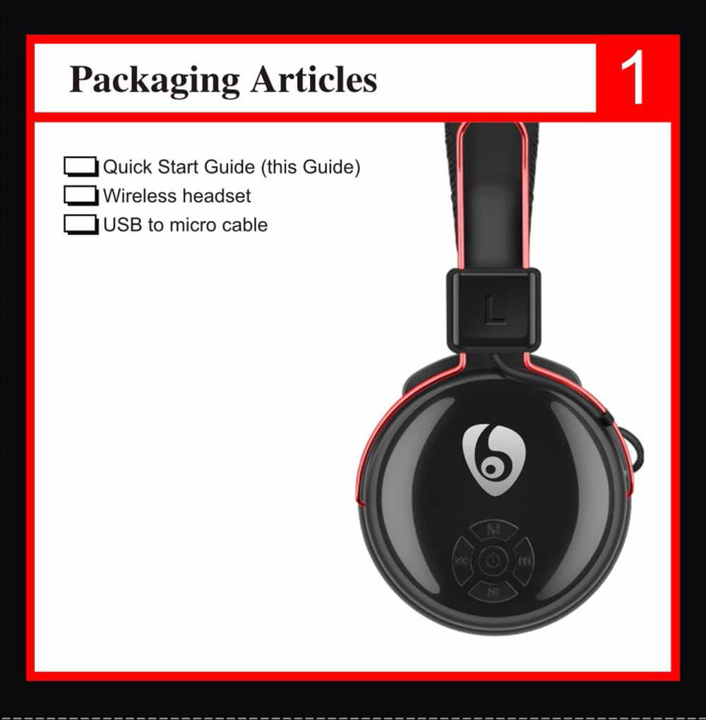 Ovleng V8-2 Wireless Over-ear Bluetooth Stereo Headset