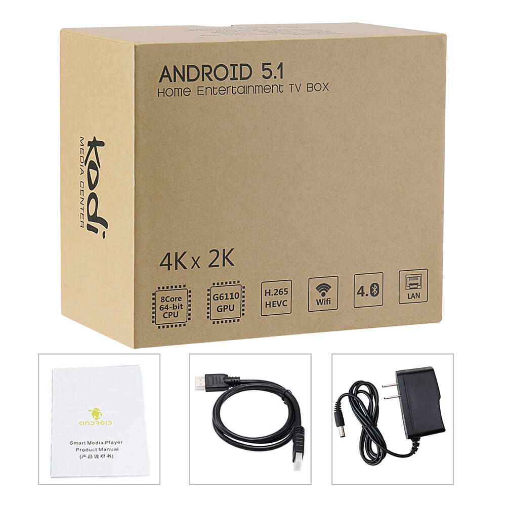 M8R TV BOX KODI RK3368 4k UHD TV Box