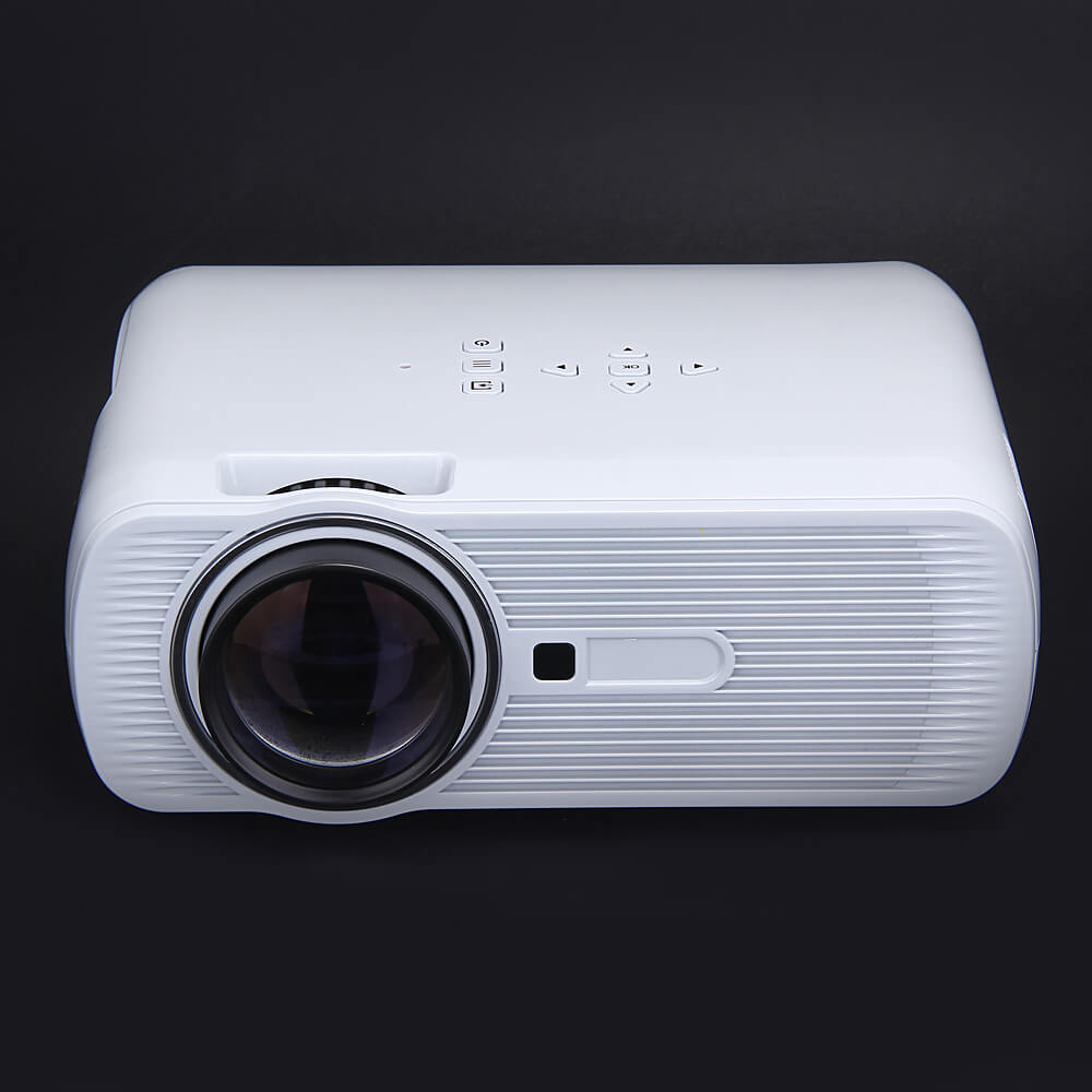 BD-80 LCD LED Projector 1000LM 1080P 1000:1 AV/VGA/USB/SD/HDMI/TV
