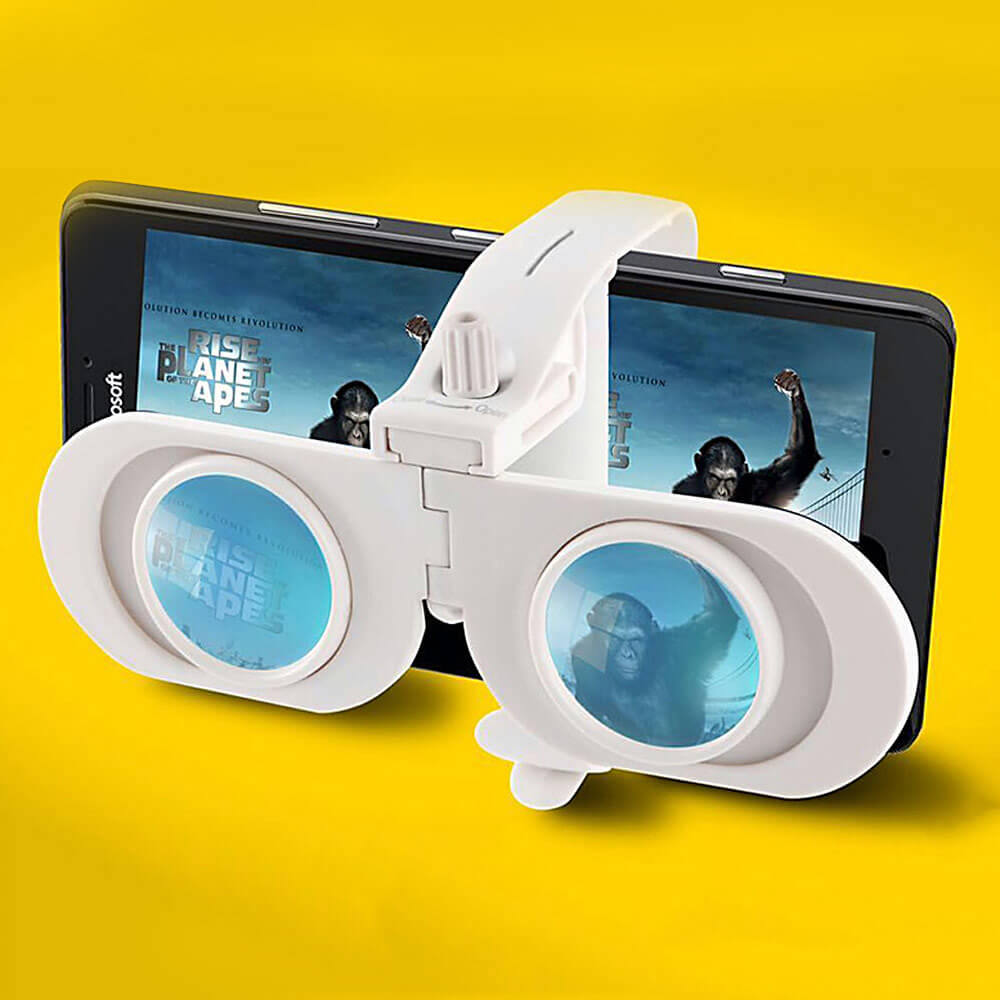 Foldable Immersive 3D VR Virtual Reality Headset