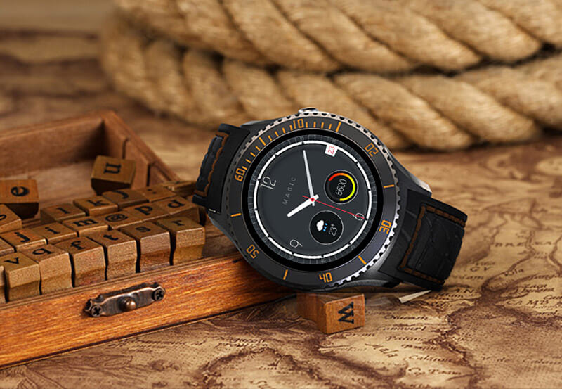 IQI I2 Android 5.1 3G WiFi Smart Watch Phone - Gold