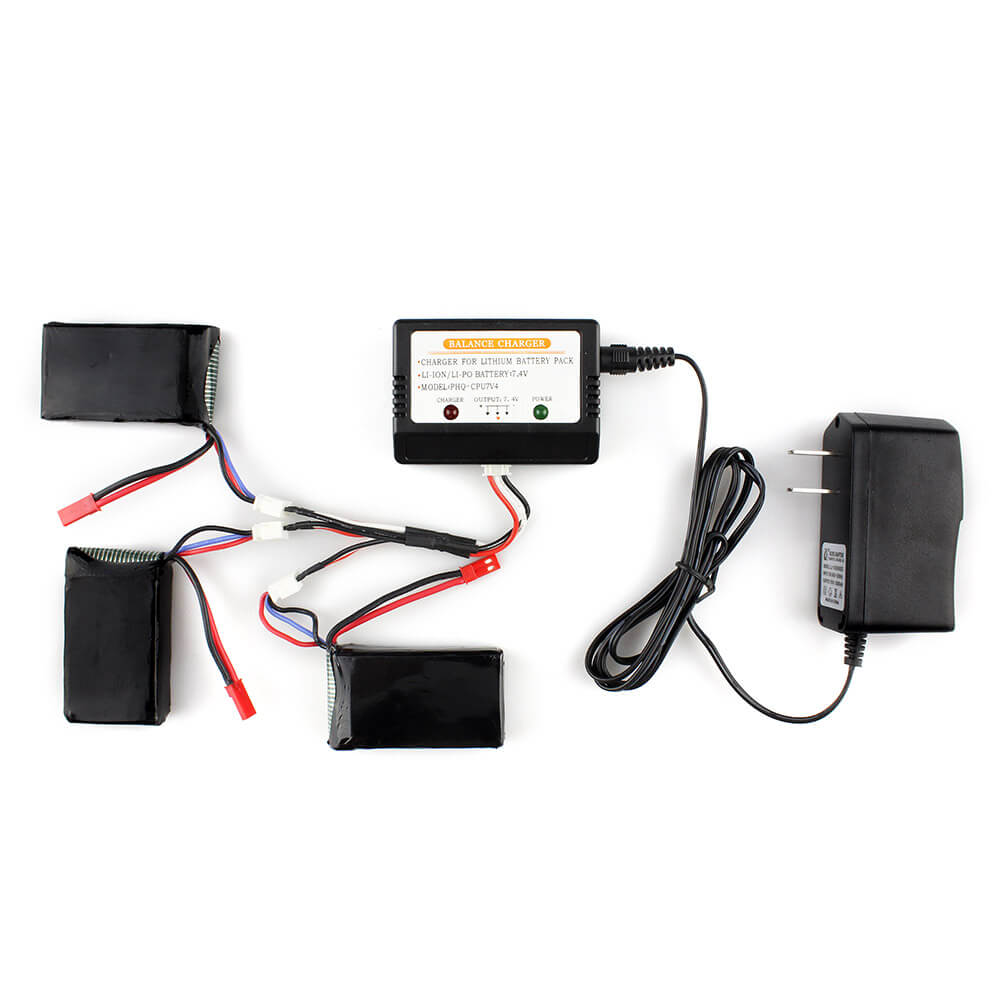 Cheerson CX35 CX-35 3*7.4V 1300mAh Battery Charger Charging Cable