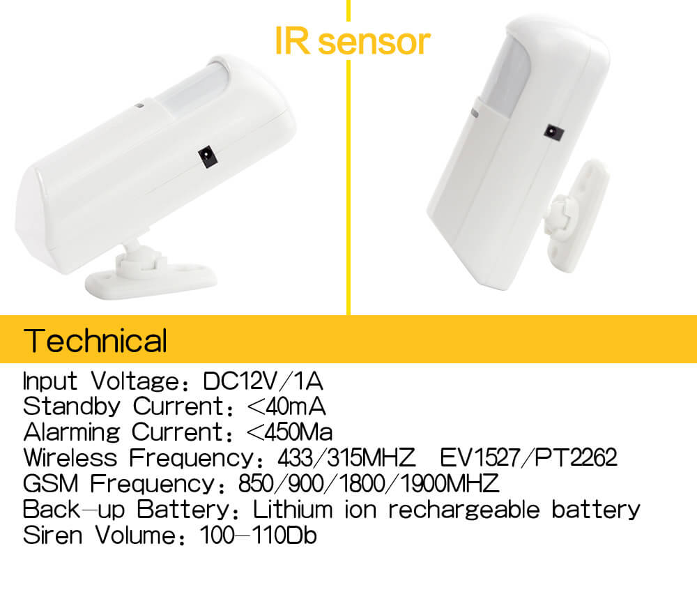 YA-700-GSM LCD Home House Office Security Burglar Alarm System