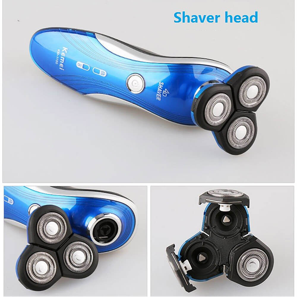 Original 3 in 1 Washable Rechargeable Electric Shaver Triple Blade
