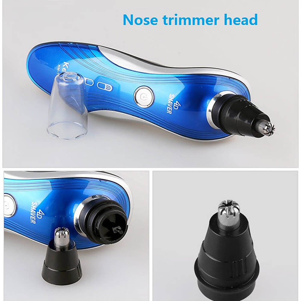 Original 3 in 1 Washable Rechargeable Electric Shaver Triple Blade